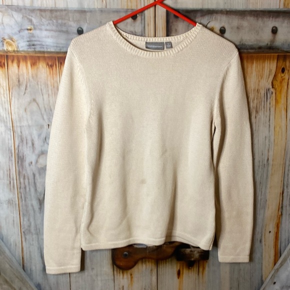 croft & barrow | Sweaters | Croft Barrow Cream Colored Sweater | Poshmark